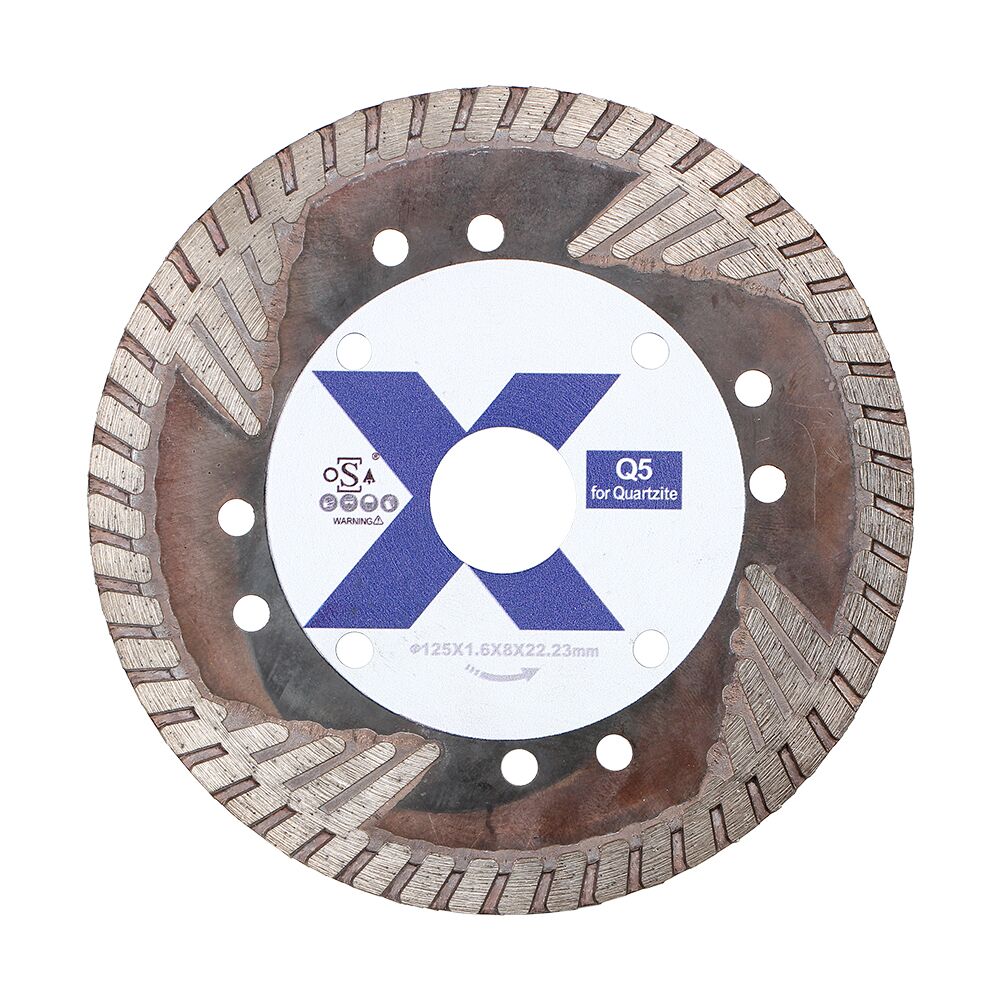 Raizi Q5 5" Quartzite Diamond Saw Blade | Storm Side Protection