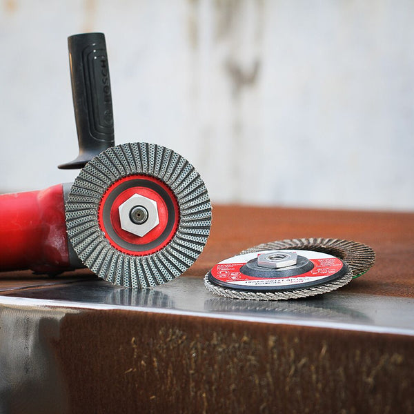 Raizi Professional 4.5in Diamond Flap Sanding Disc for Marble Granite