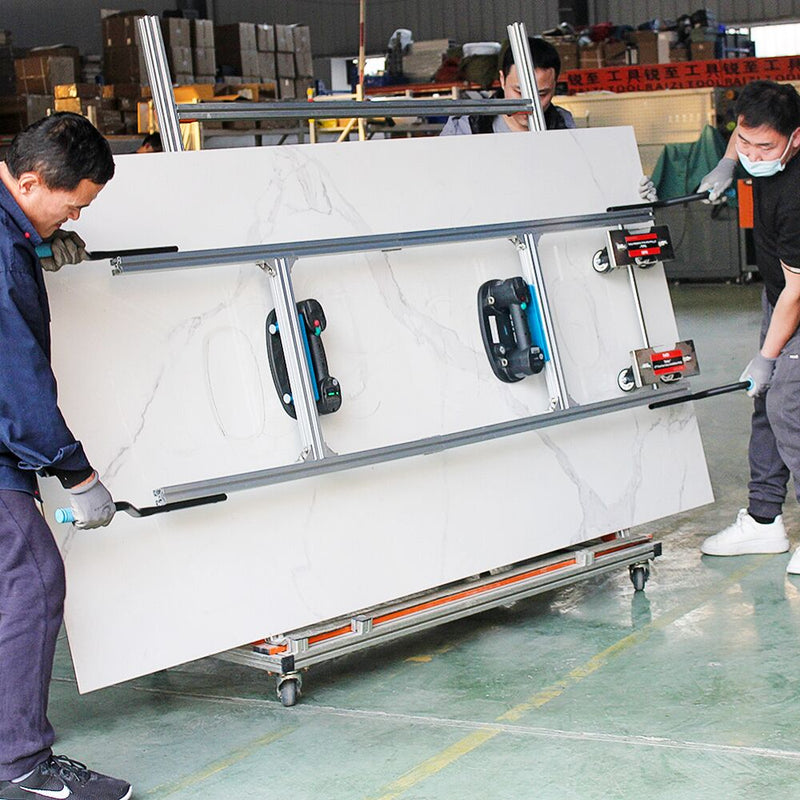 Raizi TileGo™ Large Format Tile Installation Dolly with Grabo Pro
