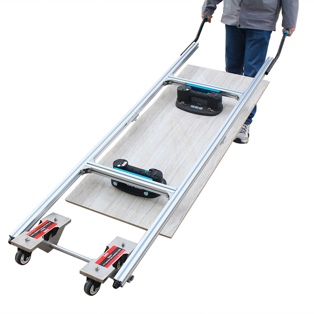 Raizi TileGo™ Large Format Tile Installation Dolly with Grabo Pro