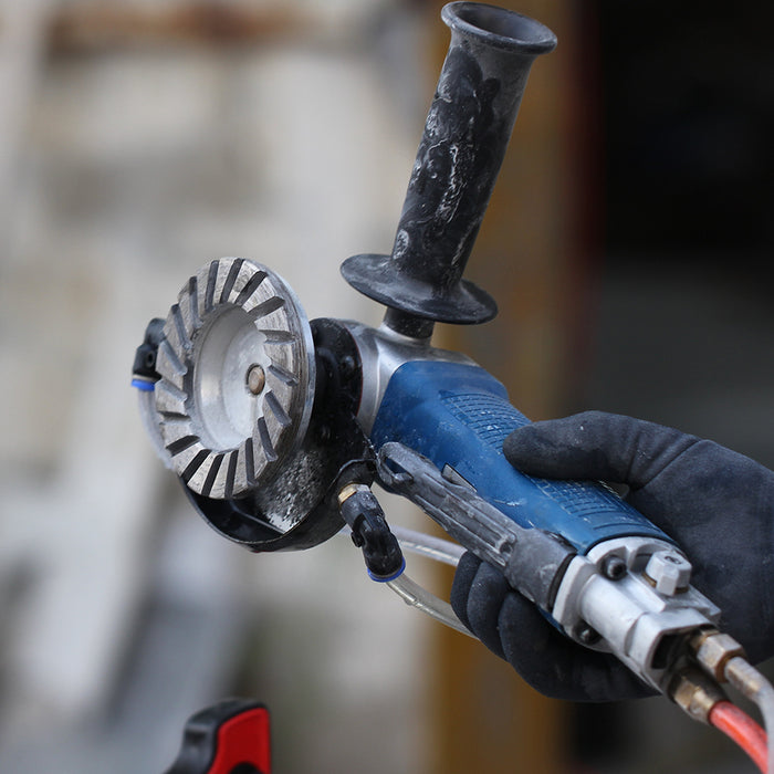 Raizi Air Pneumatic Wet Stone Cutter Grinder