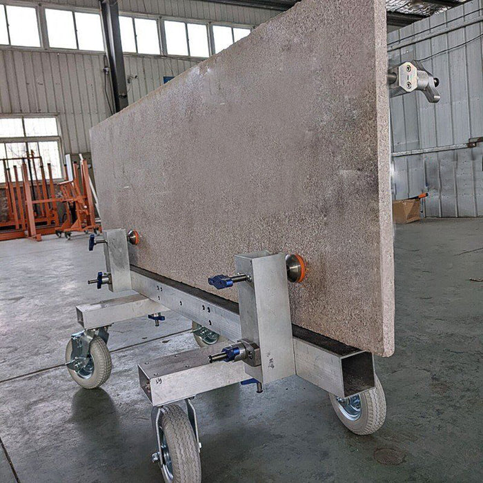 Raizi 4-Wheel Granite Dolly for Stone Slab Heavy Duty Transfer Dolly