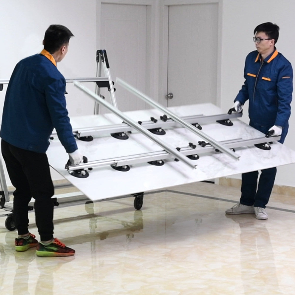 Raizi 1.9m-3.6m Large Format Tile Carry Handling System with Corss Bar
